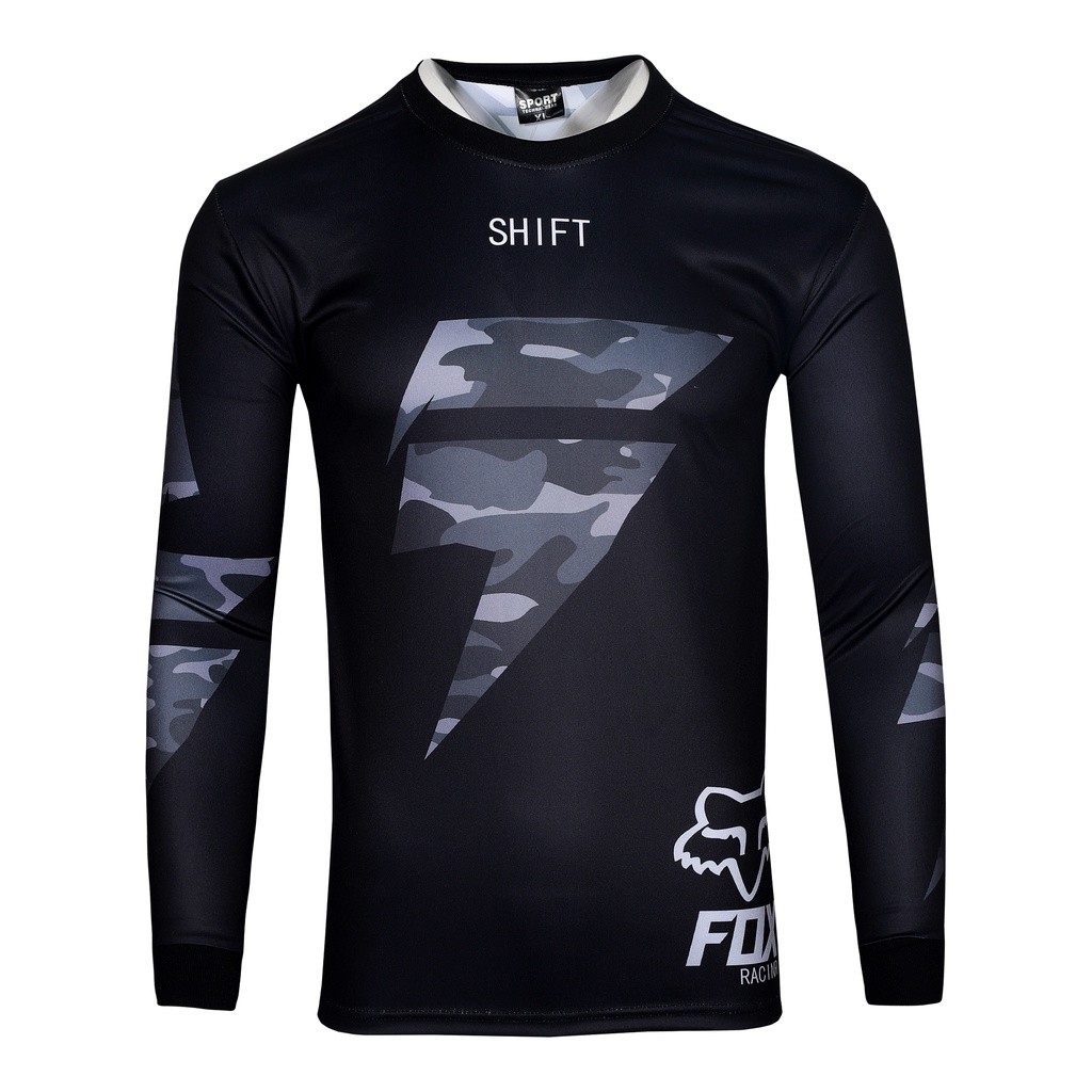 Motorcycle Jersey Long Sleeve Jersey Shirts for Men Motor Sublimation ...