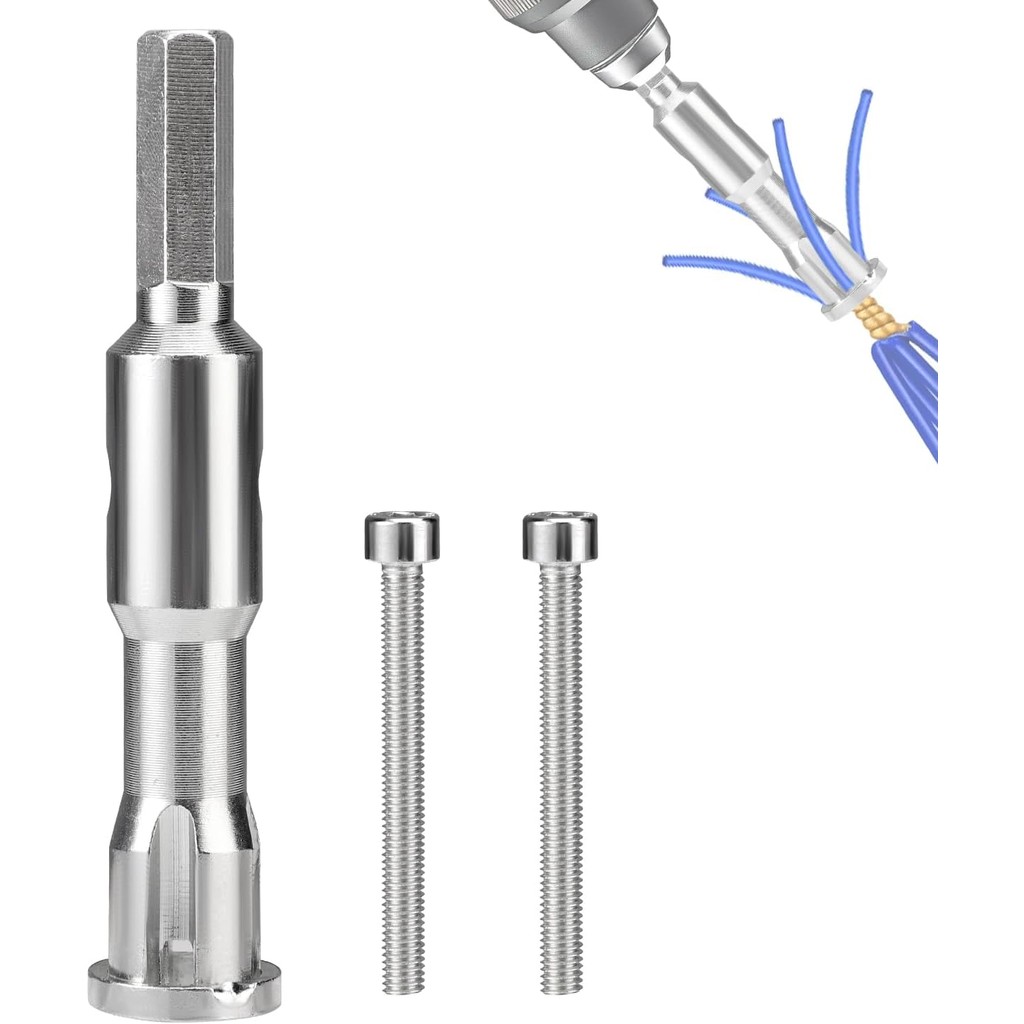 Wire Twister Tool for Drill Galvanized Steel 5 Way Cable Twisting ...