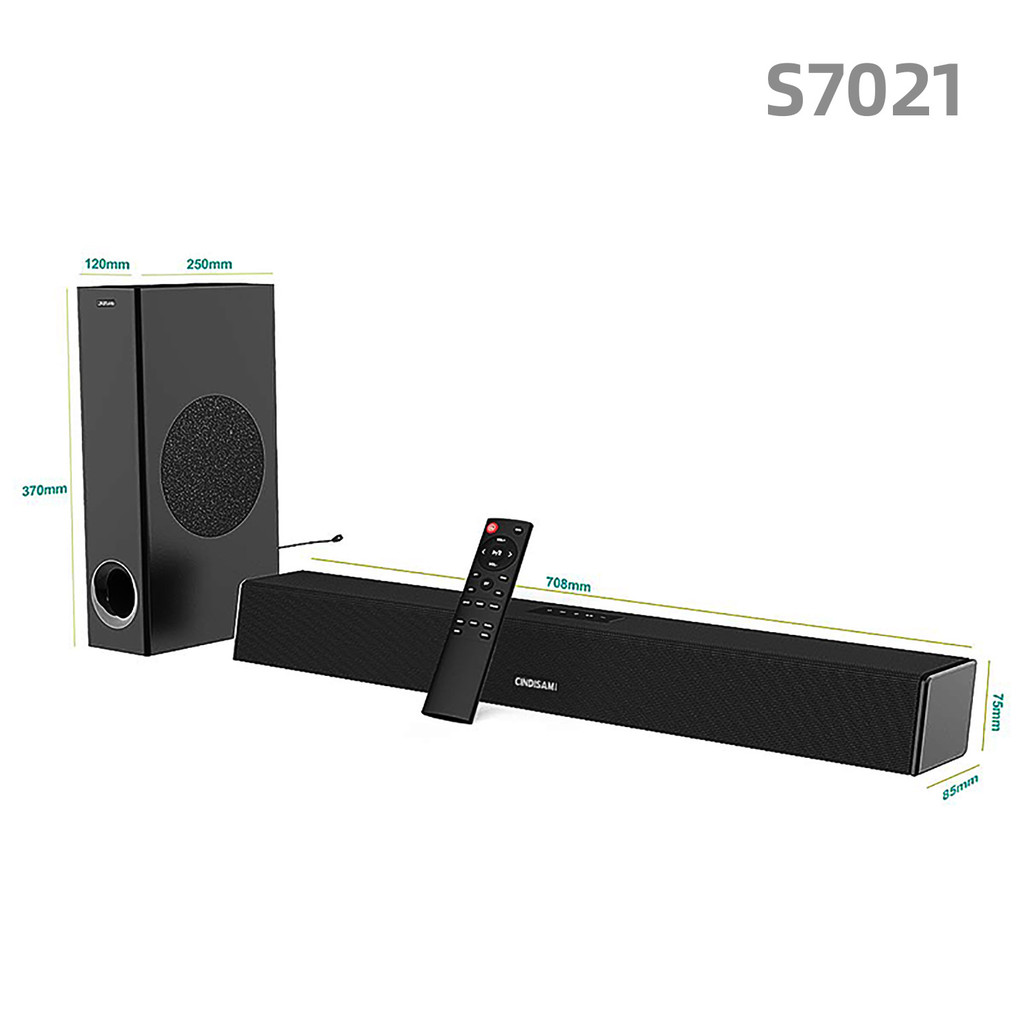 Echo Wall soundbar soundbar Strip TV Speaker Wireless Home Theater 120W ...