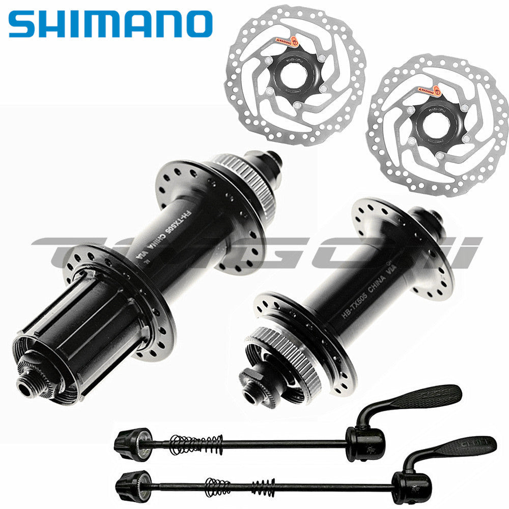 Shimano TourneyTX HB-TX505 FH-TX505 MTB Centrelock Disc 32/36 Holes Hub 8/9/10/11 Speed with Q/R ...