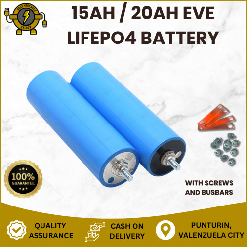 EVE 15AH / 20AH LiFePo4 3.2v Rechargeable Lithium Iron Phosphate ...