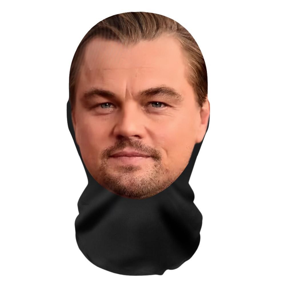 Leonardo 3D Seamless Celebrity Mesh Face Mask Leo Full Cover Magic Mask ...
