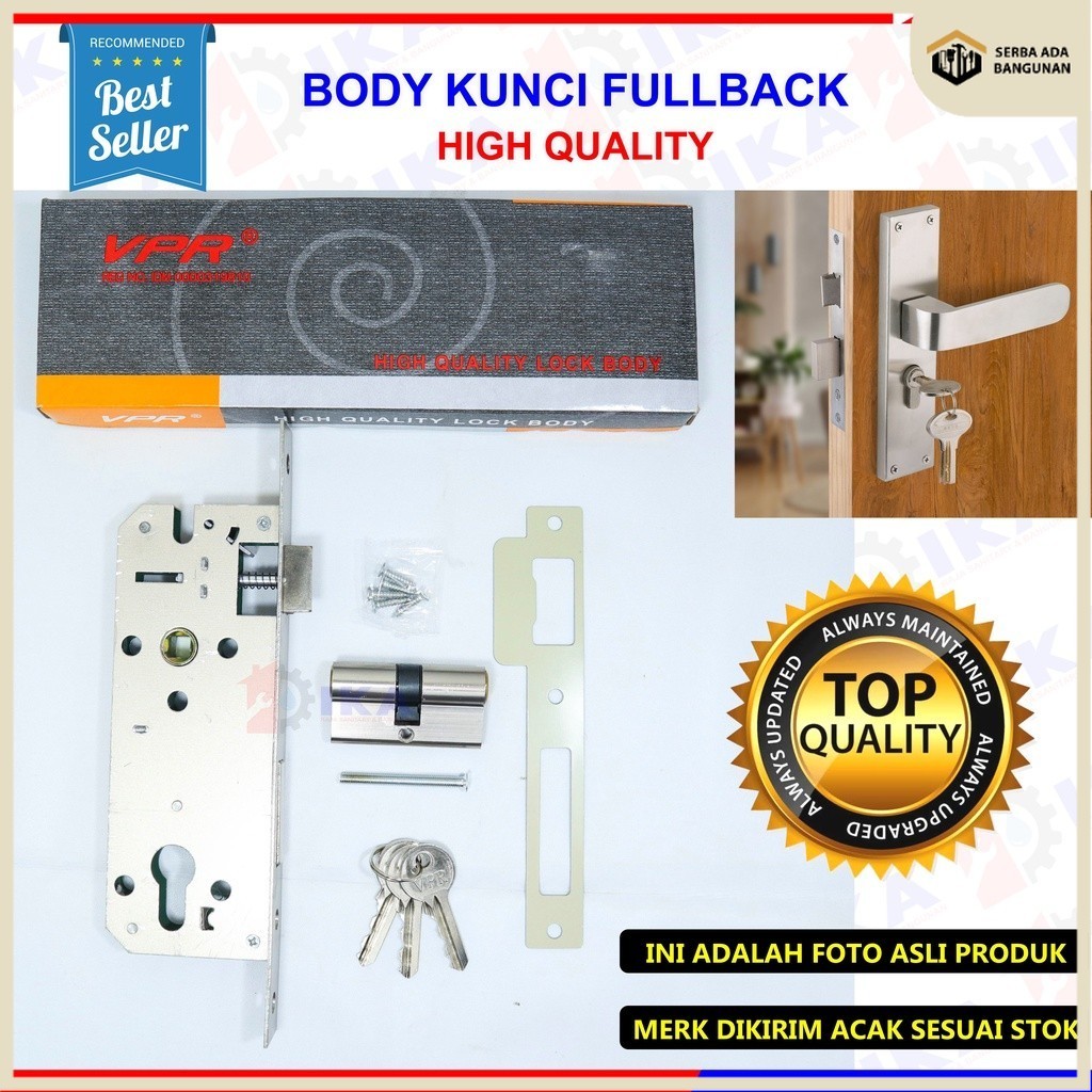 MESIN SAB Large Door Tongue Lock Body and Cylinder - High Quality ...