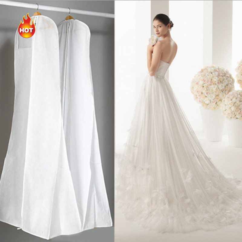 New Practical180cm Long High Quality Long Wedding Dress Dust Bag ...