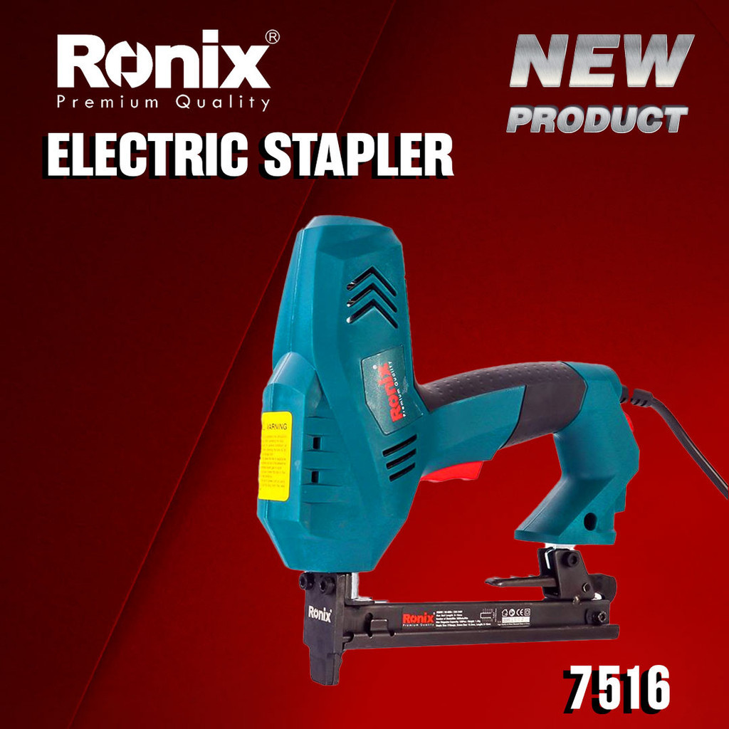 Ronix 7516 Electric Stapler Pneumatic Nail Gun 6-16MM | 2200W Power ...