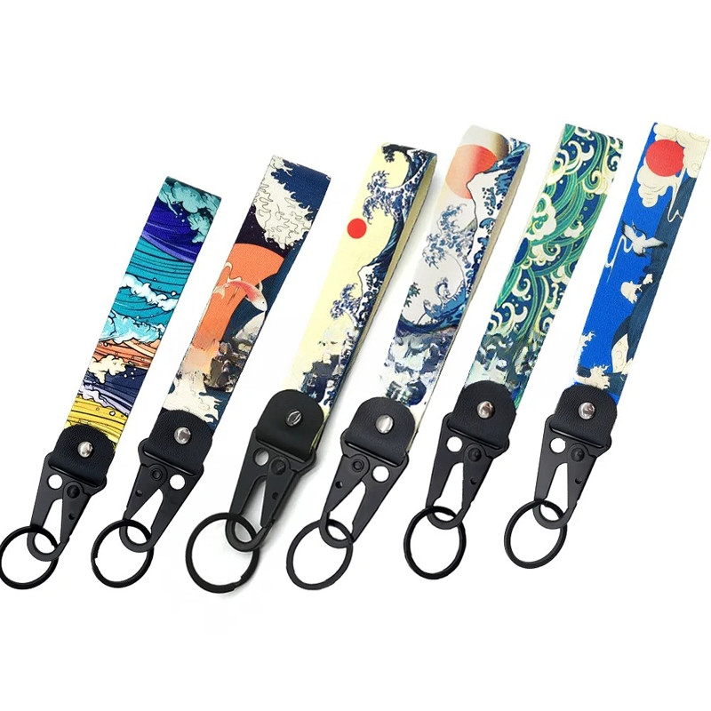 Japanese Style Car Keychain Textile JDM Key Ring Buckle Lanyard ...