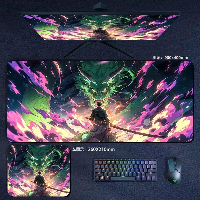 Mouse Pads Anime ONE PIECE Sauron Extra Large Thickened Computer ...