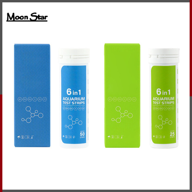 【COD】 6-in-1 Pond Test Strips, Aquarium Fish Tank Water Quality Testing ...