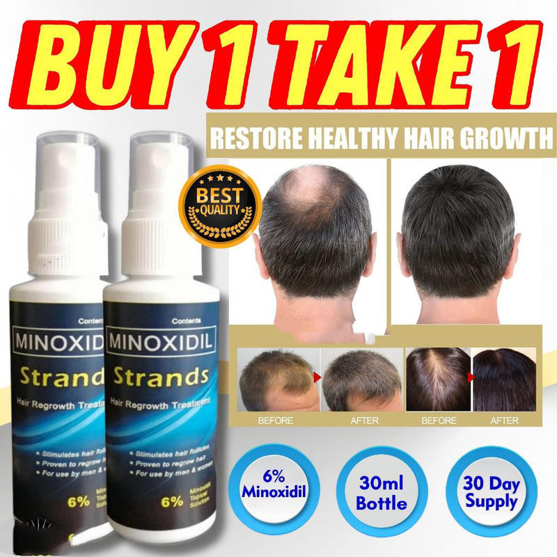 MNF BUY 1 TAKE 1 Minoxidil Strands 6% Minoxidil Topical Solution (60ml ...