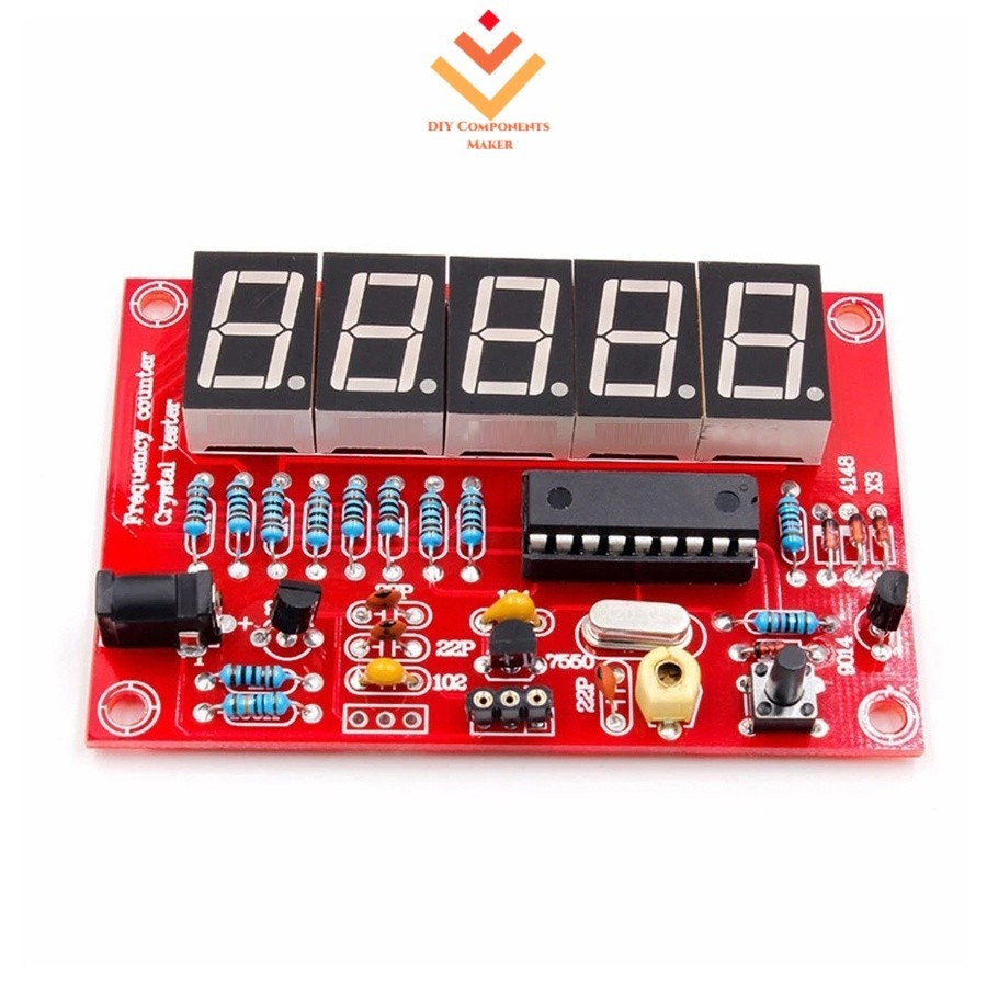 1Hz-50MHz Crystal Oscillator Frequency Counter Tester Digital LED 5 ...