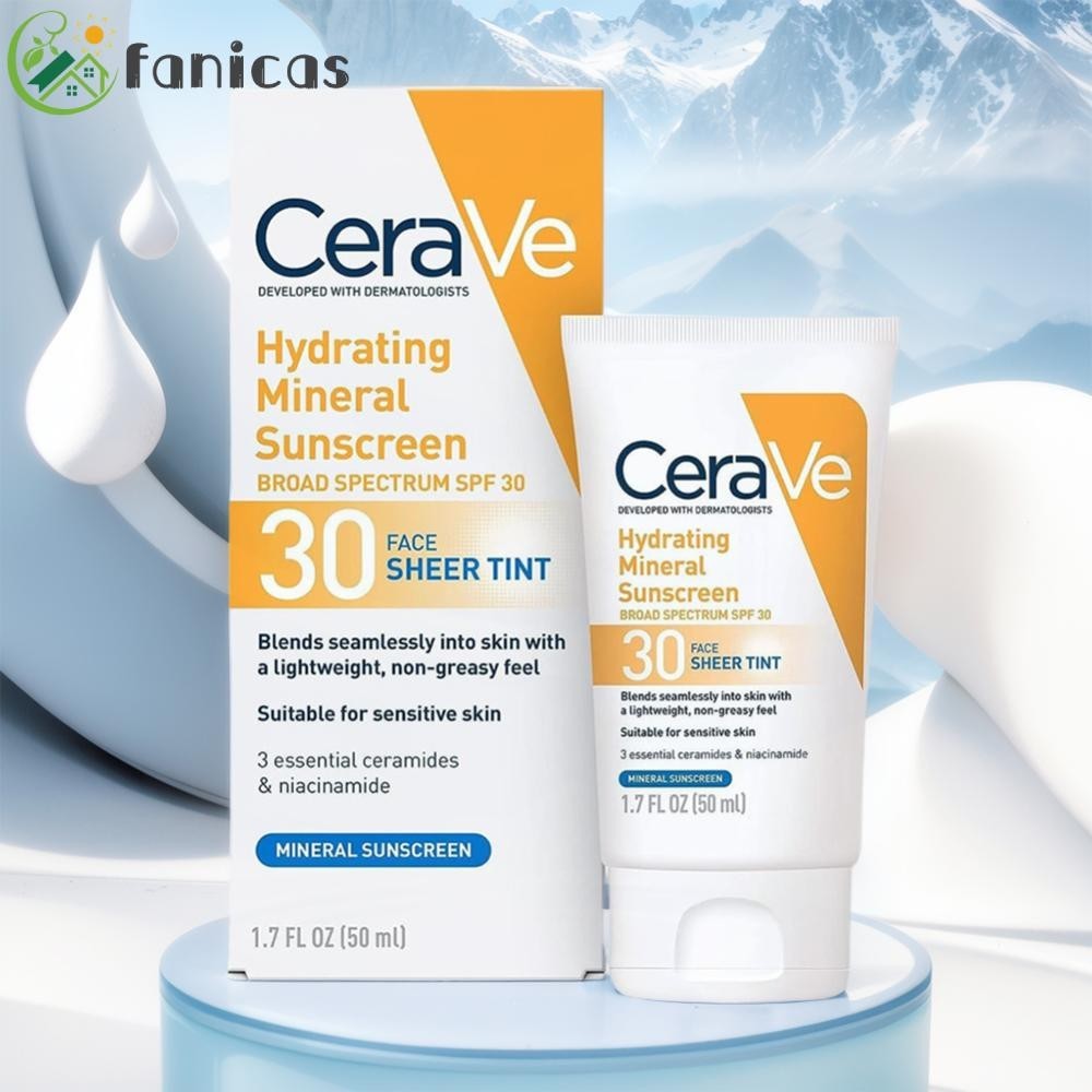 Moisturizing Mineral Sunscreen Face Sheer Tint Oil Control Sunscreen ...