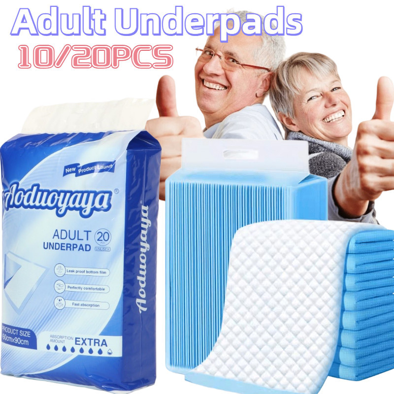 【COD】10/20PCS Adult Care Pad Adult Underpads Disposable Underpads for ...