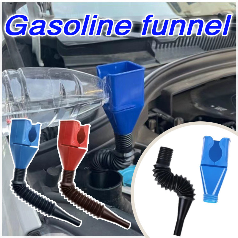 Portable Car Motorcycle Folding Telescopic Hose Refueling Funnel ...