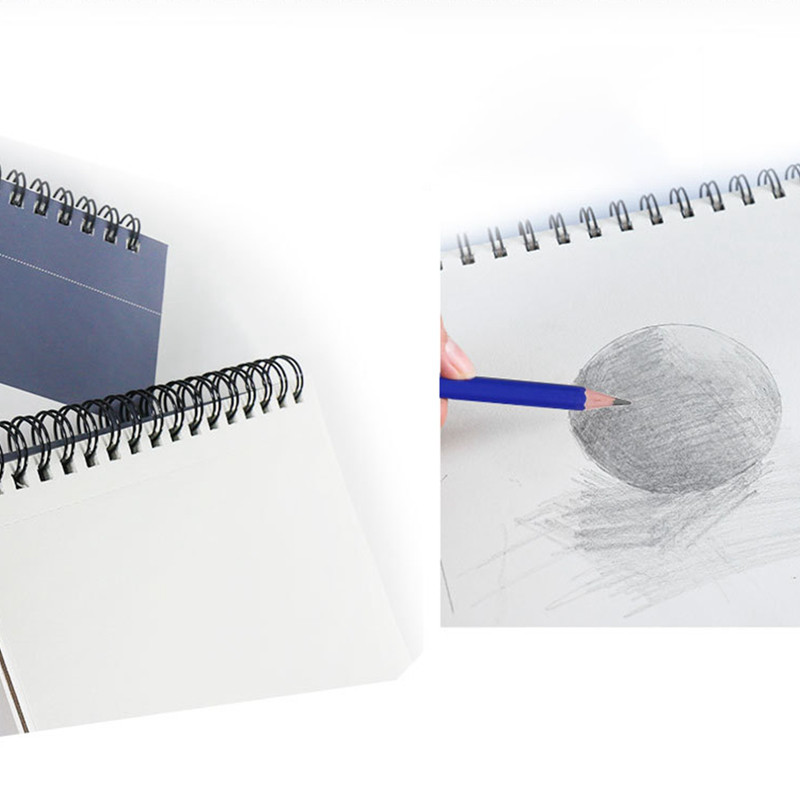 25 Sheet A5 16K kraft paper coil painting sketchbook drawing notepad ...