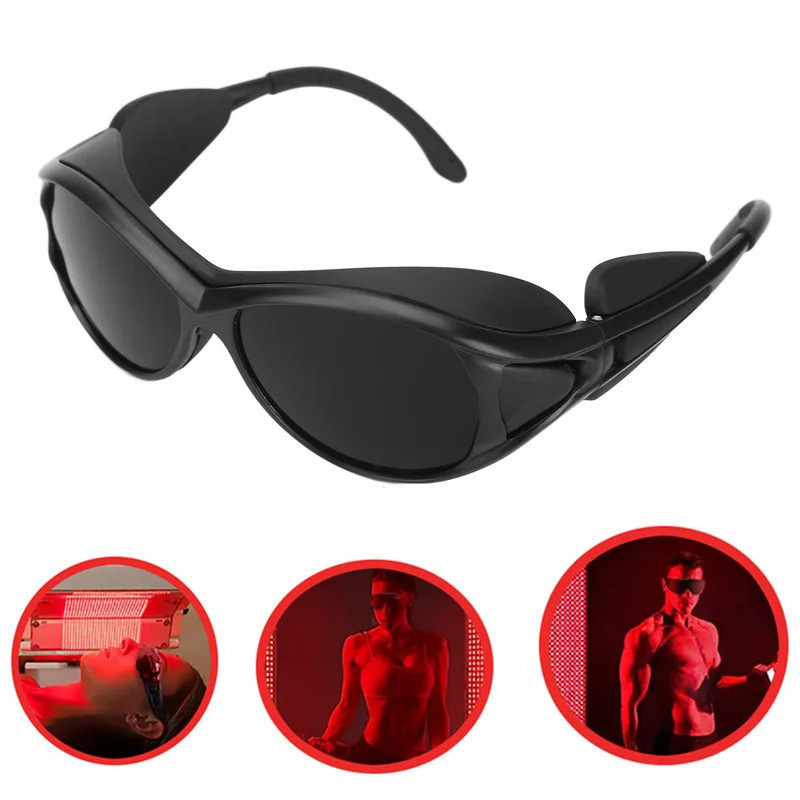 Red LED Light Protective Smart Glasses Eyes Protection for Tanning ...