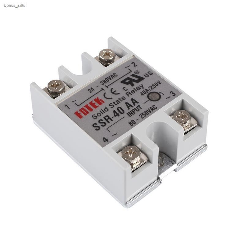 COD/Taiwan FOTEK single-phase SSR solid state relay SSR-40AA 25A AC control AC AC contactor ...