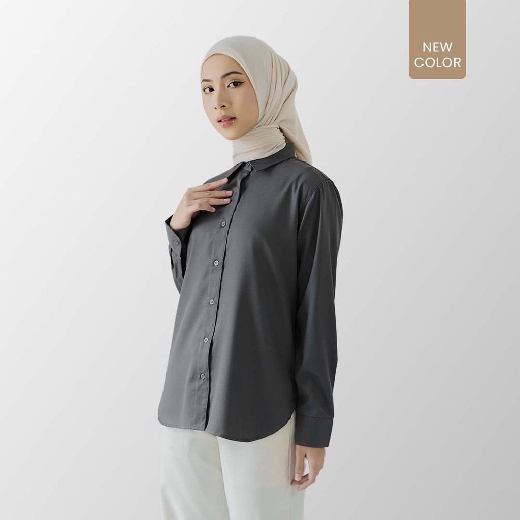 KEMEJA Toyobo New Color (Basic Shirt For Women) | Shopee Philippines