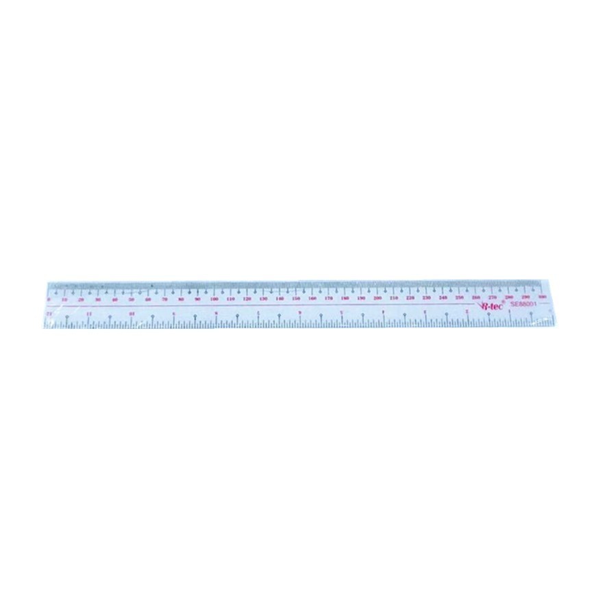 WEIBO 1PCS 30cm TRANSPARENT RULER SCHOOL SUPPLIES/Giveaways | Shopee ...