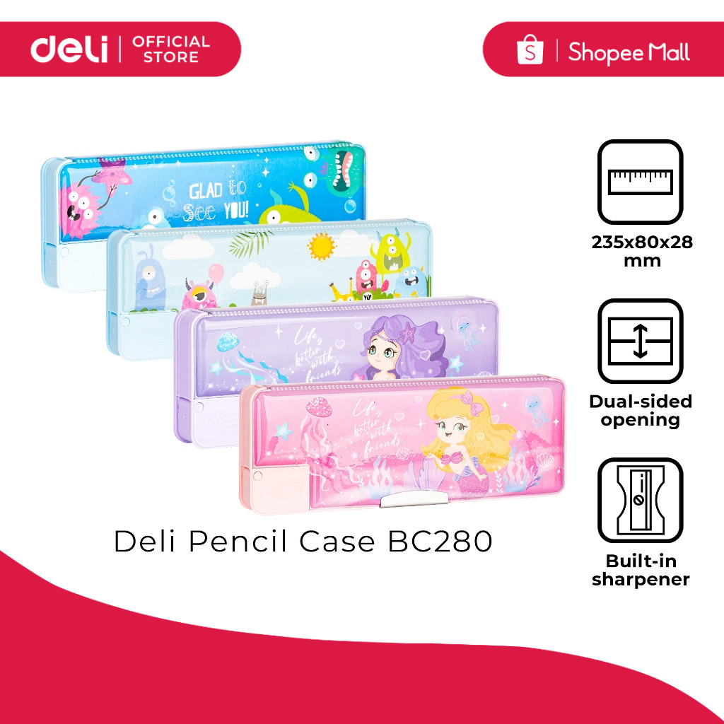 Deli BC280 Pencil Case | Shopee Philippines