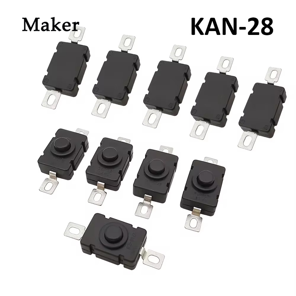 20/10 Pieces KAN-28 Flashlight Switch Self-Locking SMD Push Button ...