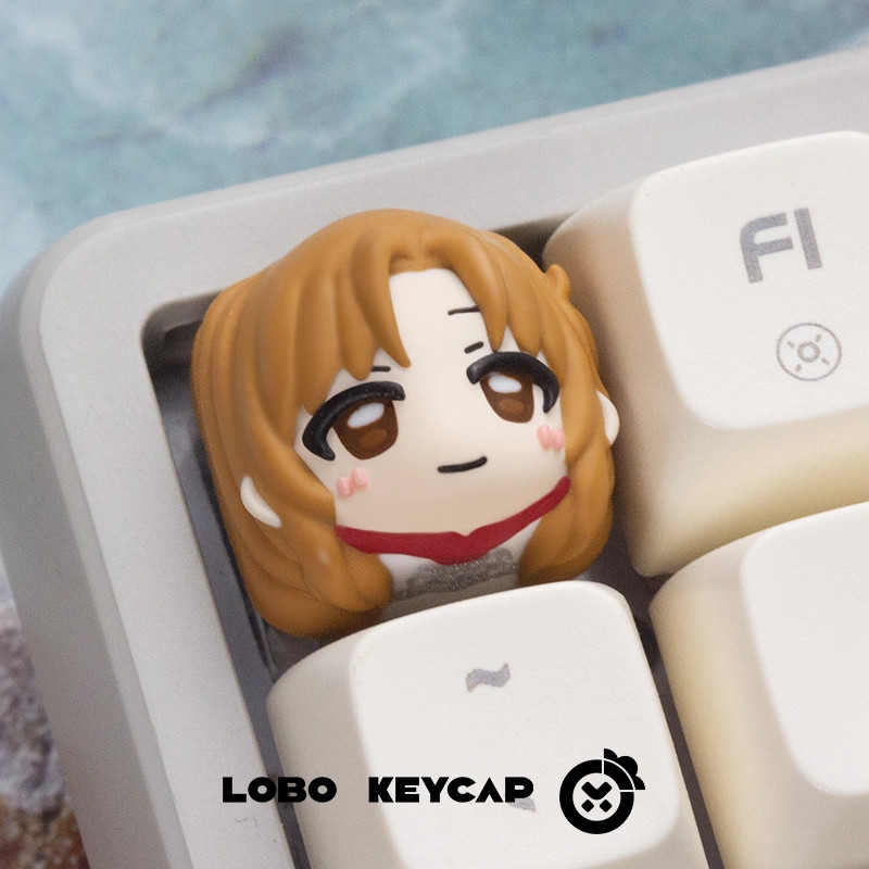Sword Art Online!Flash Asuna Unique Resin Art Keycap Mechanical ...