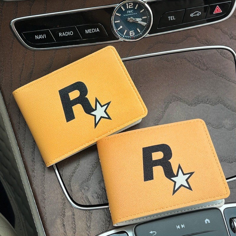GTA Auto Driver License Bag Artificial PU Cover for R STAR Car Driving ...
