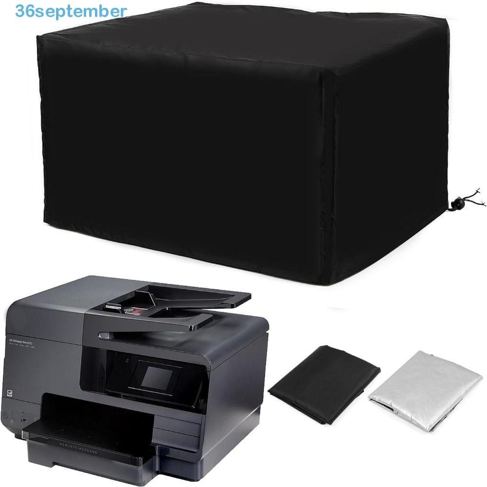 SEPTEMBER Printer Dust Cover, Anti-Static Black Silver Printers ...