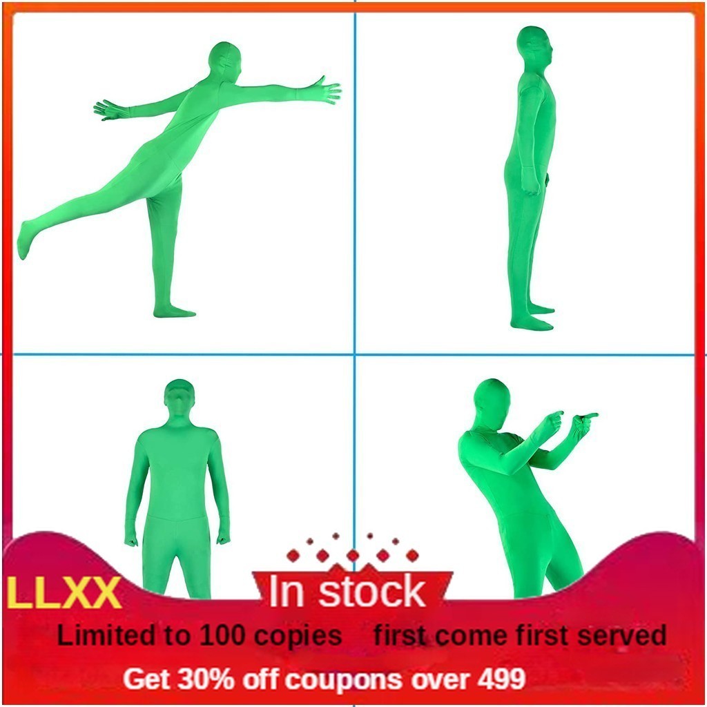 Green Screen Suit Ninja Invisible Man Skin Bodysuit Key Invisible ...