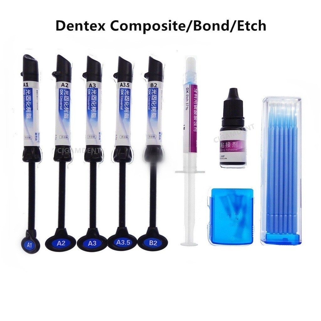 Original Dentex Dental Universal Composite Light-Cure Bond Adhesive Bonding Agent Acid Etching ...
