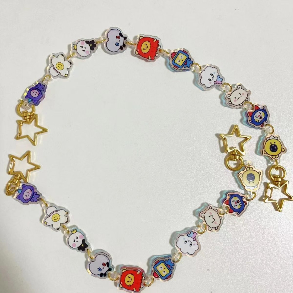 New Kpop Idol TREASURE Cute Cartoon Characters TRUZ Keychains Acrylic ...