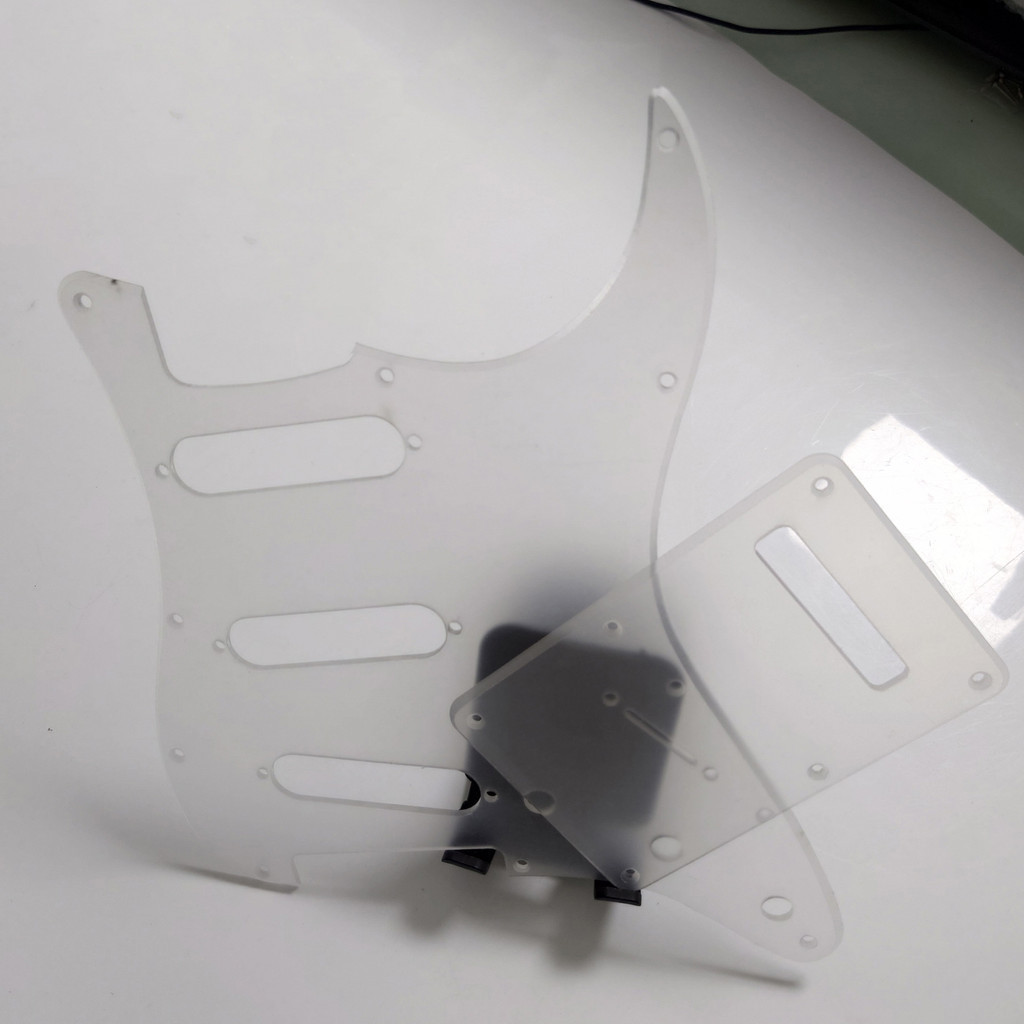 Fender Stratocaster SSS Pickguard Acrylic BackPlate Set | Shopee ...