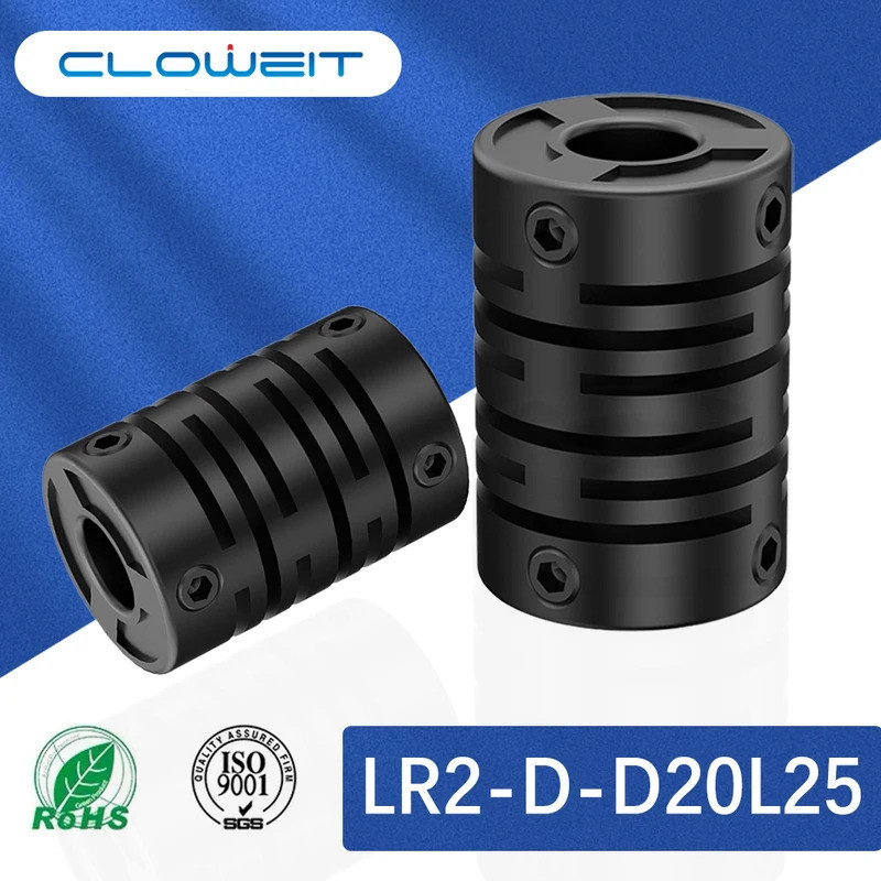 Plastic Coupling LR2 D20L25 Motor Fiber Shaft Coupler Flexible 3D ...