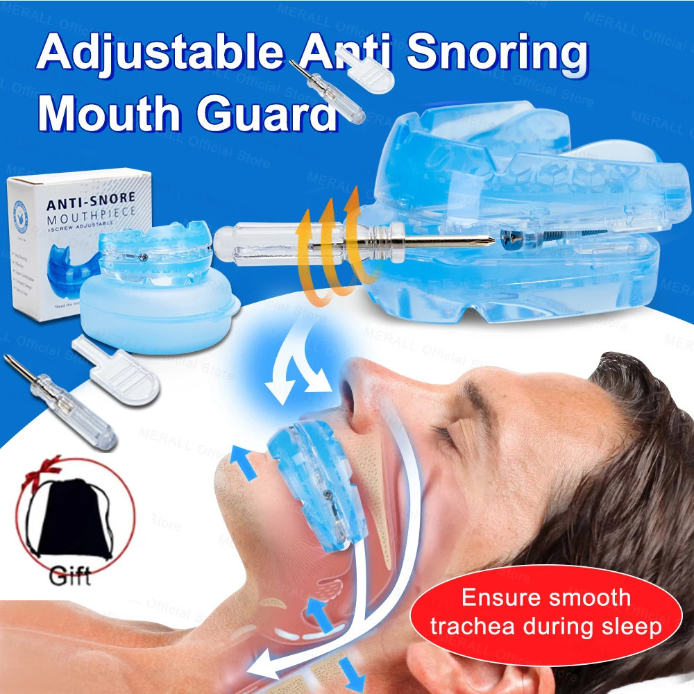 Adjustable Anti Snoring Mouthpiece Device Night Teeth Mouthguard ...