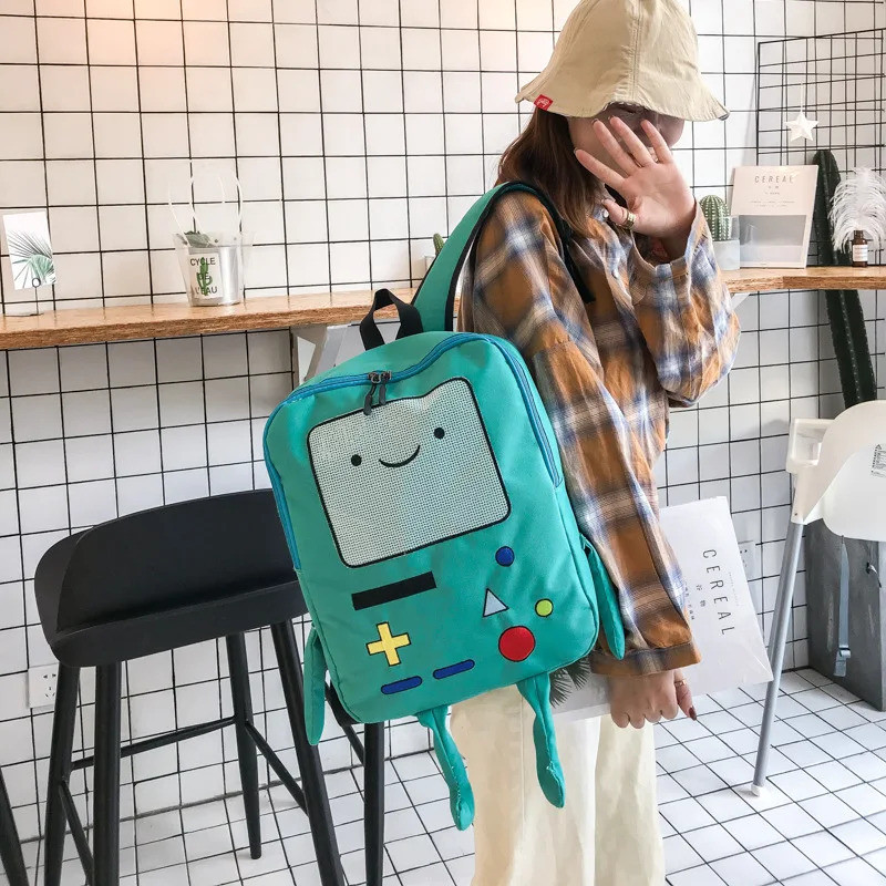 Funny personality three-dimensional student backpack cartoon adventure ...