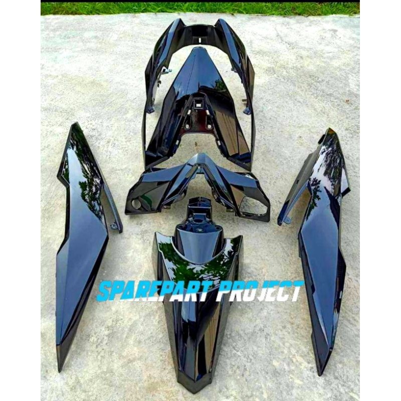 HITAM Body BEAT ECO ESP GLOSSY Black, FULL BODY Smooth, Right And Left ...