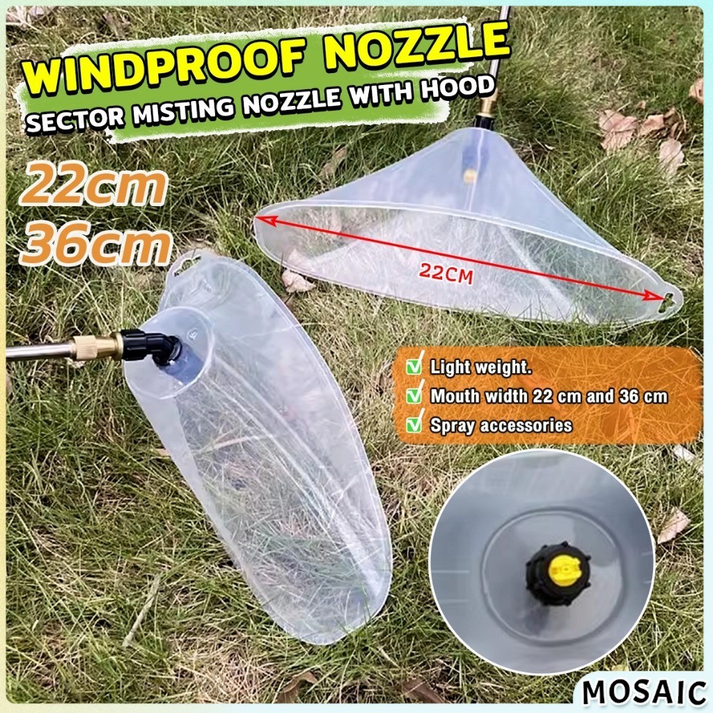 Windproof Misting Spray Nozzle Plastic Agricultural Power Sprayer with ...