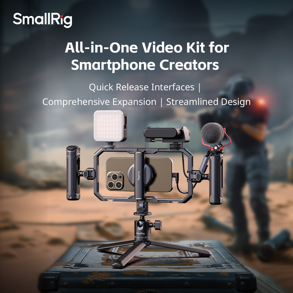 SmallRig All-in-One Video Kit for Smartphone Creators Quick #4704 #4597 #3384 #4121 | Shopee ...