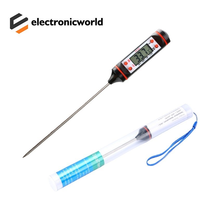 TP101 Kitchen oil thermometer Needle Food Thermometer Instant Read Meat ...