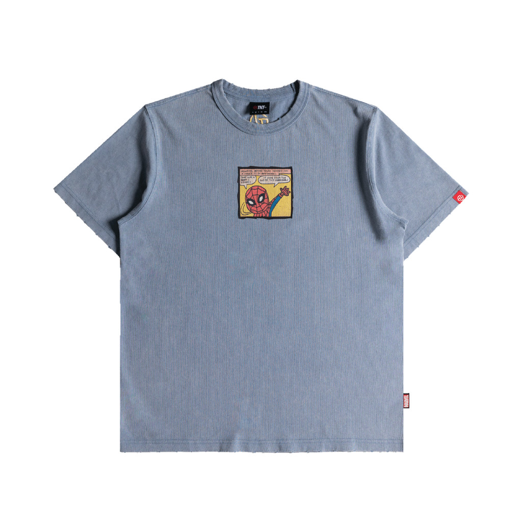 TNTCO Dialogue Tee Washed Blue | Shopee Philippines