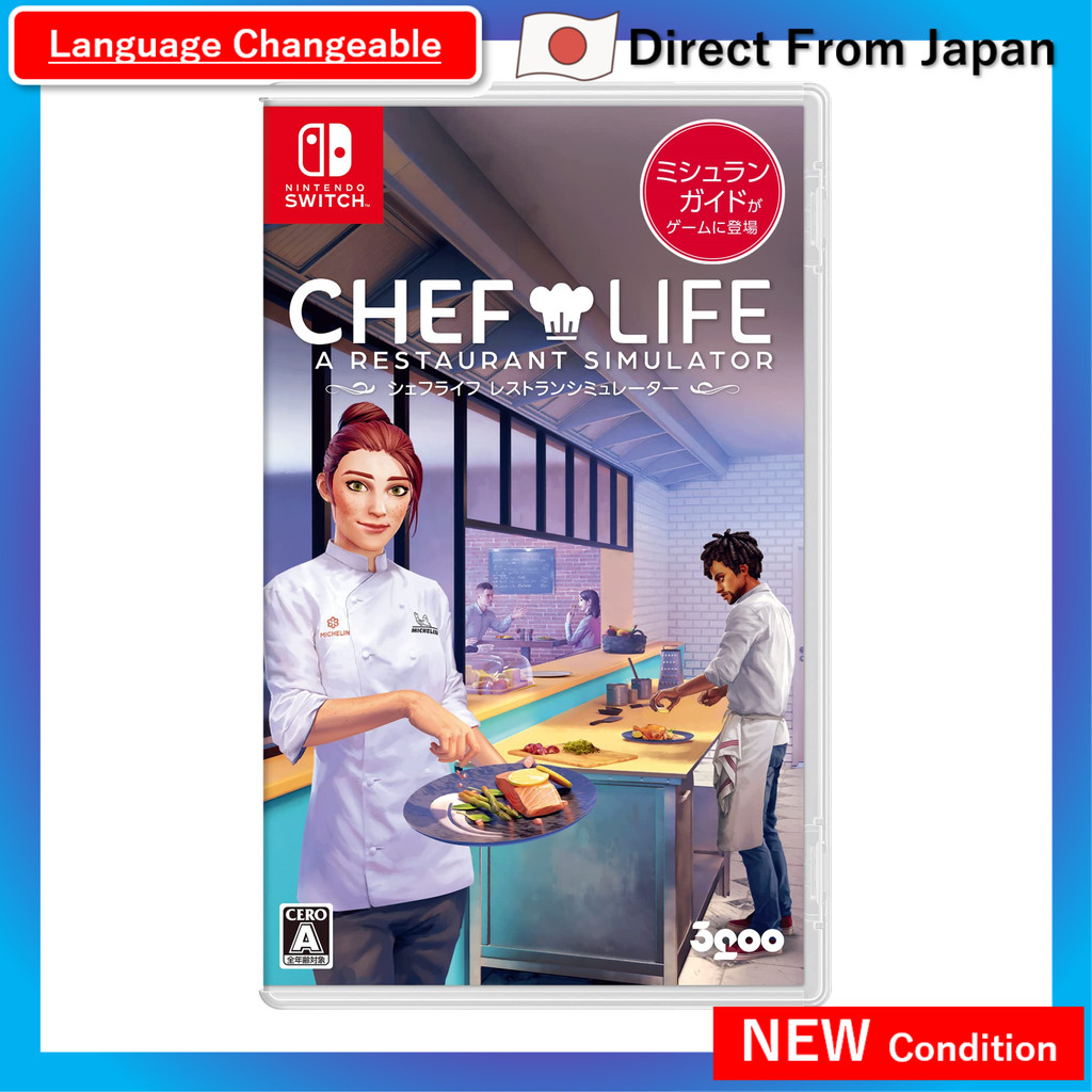 [Brand New][Playable in English] CHEF LIFE A Restaurant Simulator Switch [Direct from Japan ...
