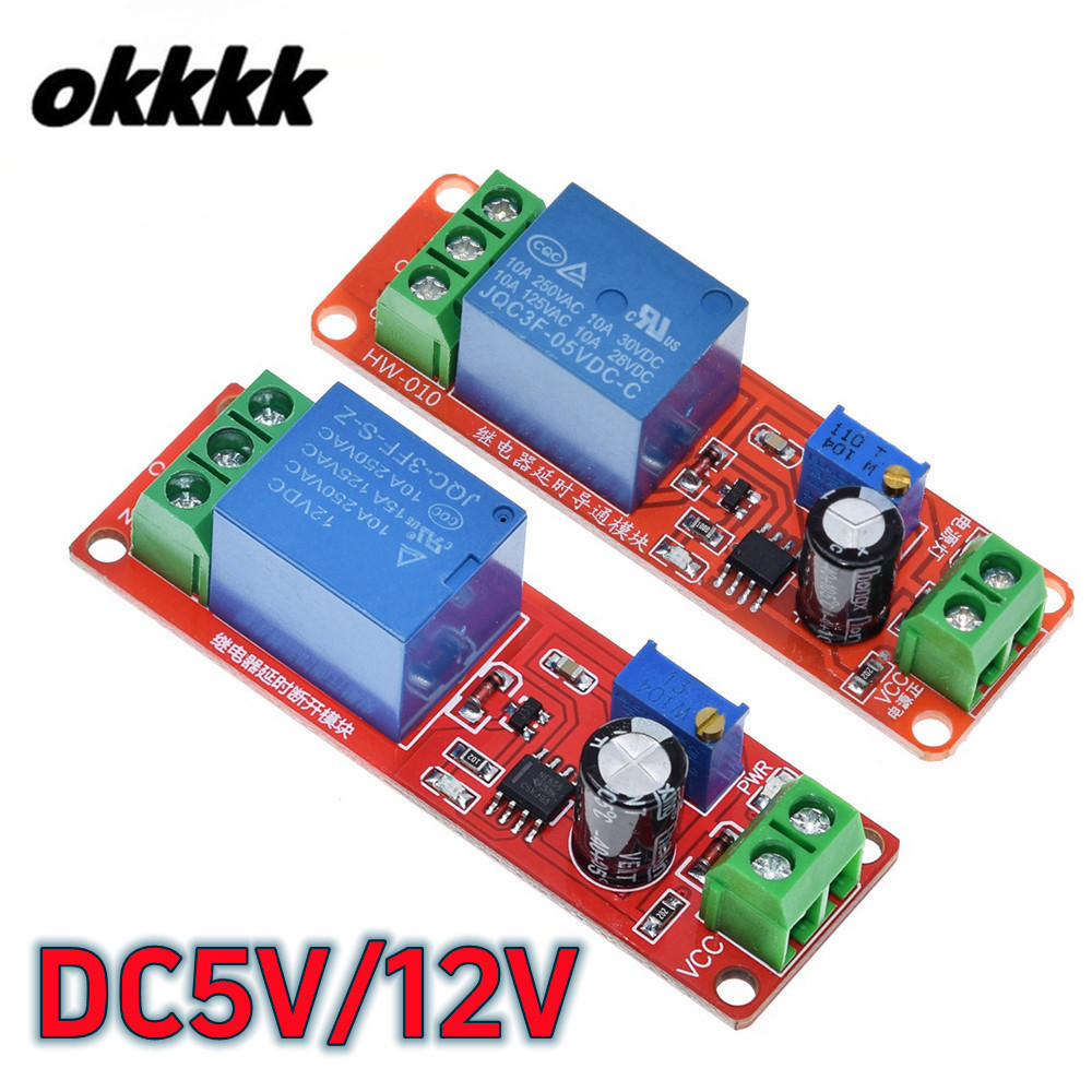 Dc 5V 12V Delay Relay NE555 Time Relay Shielding Timer Relay Timer ...