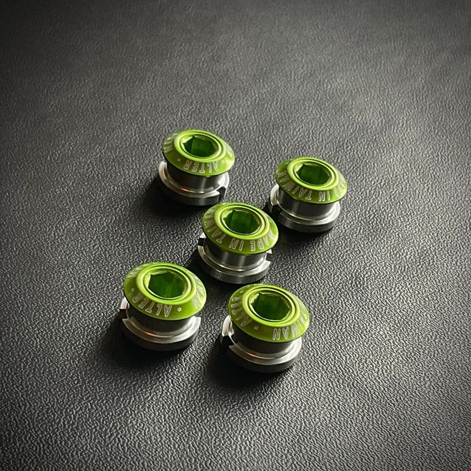 Alter Cycles Color Chainring Bolt & Nut - Green | Shopee Philippines