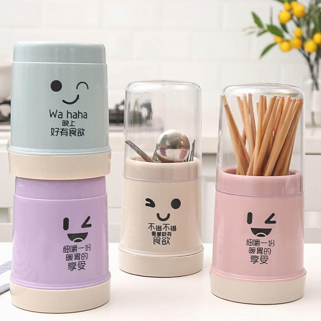 Utensil Holder for Kitchen Counter,Draining Chopstick Cage,Cute ...