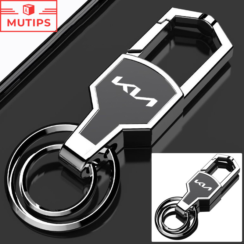 KIA Car Keychain Alloy Metal Key Chain Laser Printing Logo Keyring ...