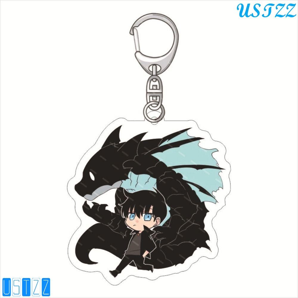 USTZZ Solo Leveling Animal Game Keychain, Double-sided Shadow Solo ...