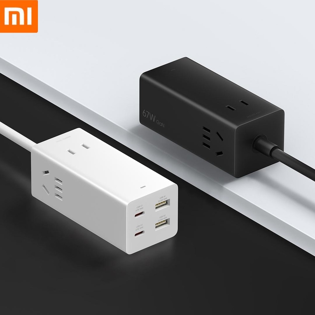 Xiaomi 67W Desktop Fast Charging Socket USB-A USB-C AC 2500W MAX Power ...