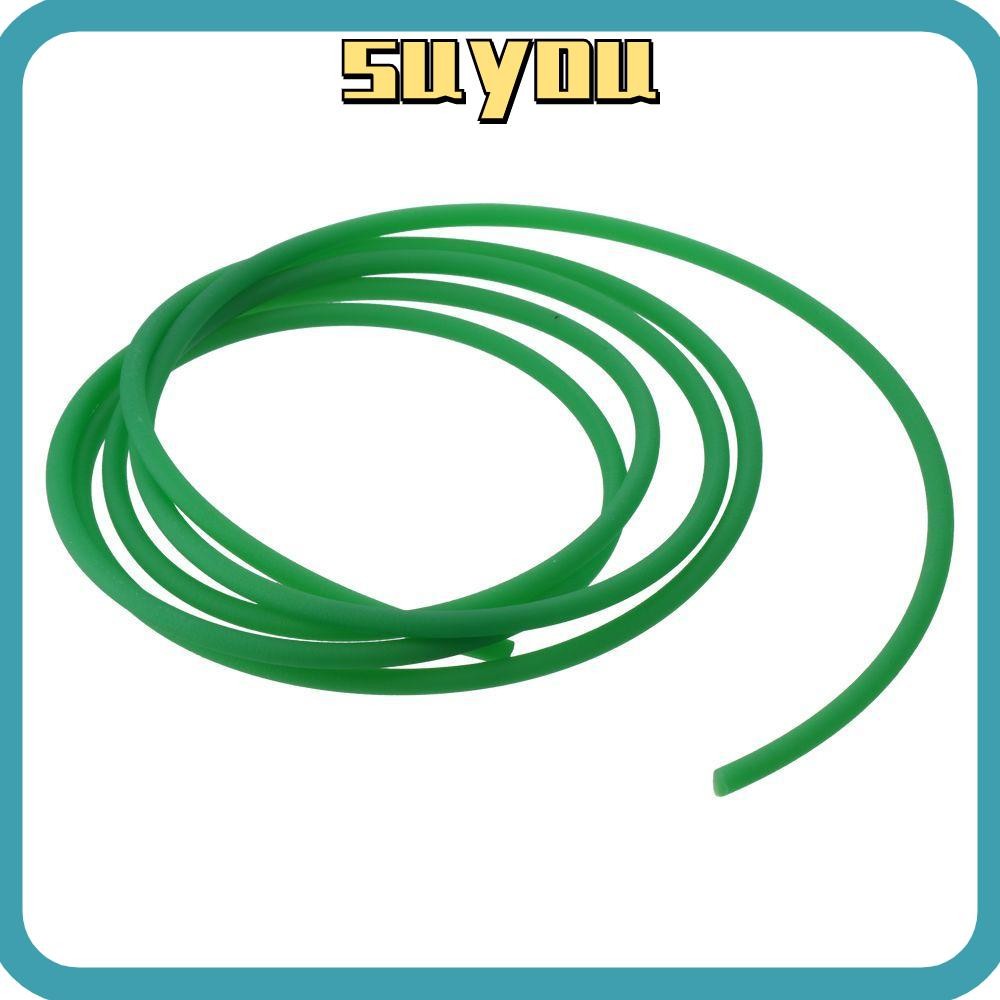 SUYO Transmission Round Belt, Green 6/8/12mm Rough Surface PU Belts ...