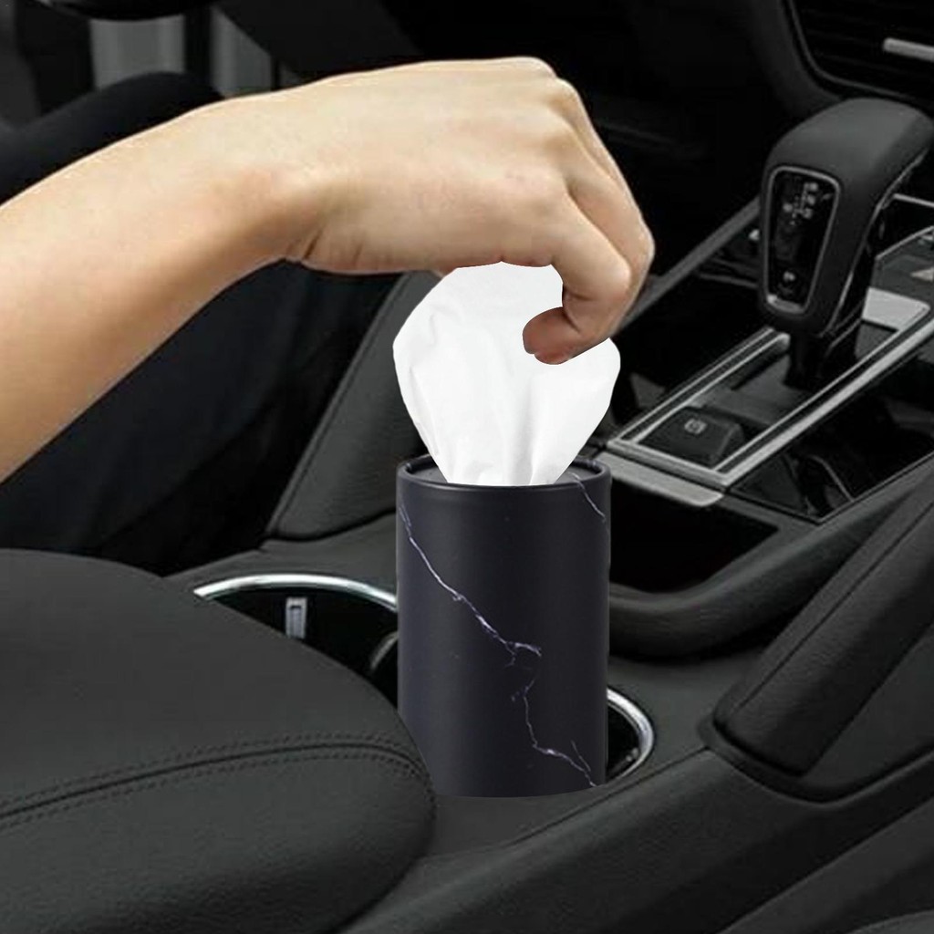 Car Tissues Cylinder Car Tissues Holder with Facial Tissues Vehicle ...