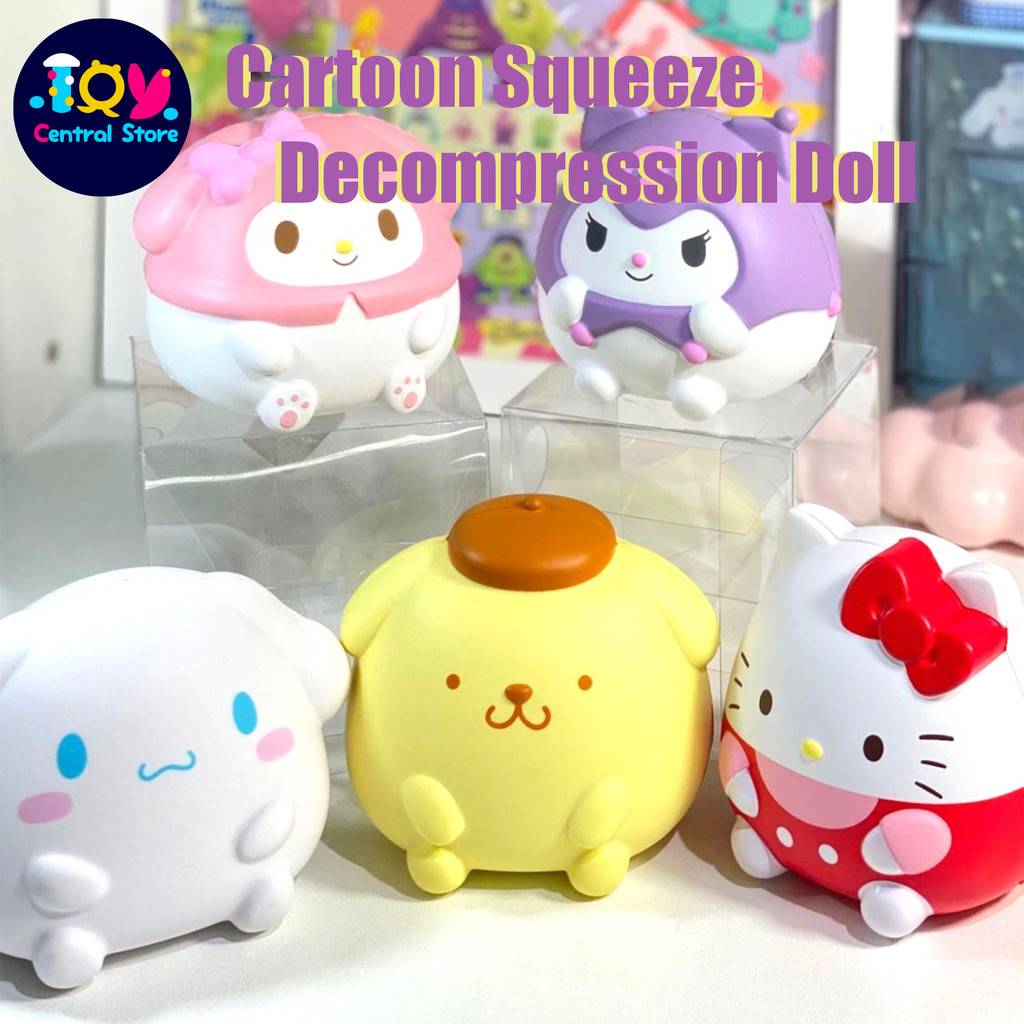 Sanrio Kuromi Cinnamoroll Decompression Breathable Slow Rebound Squeeze ...