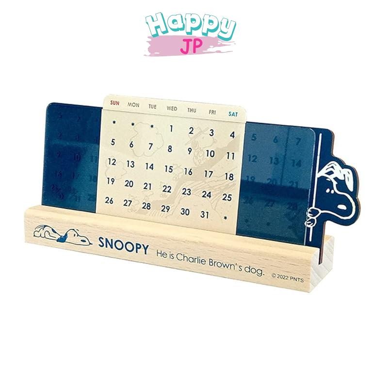 Snoopy Perpetual Wooden Calendar SNS1002NaganoFactory Snoopy House ...